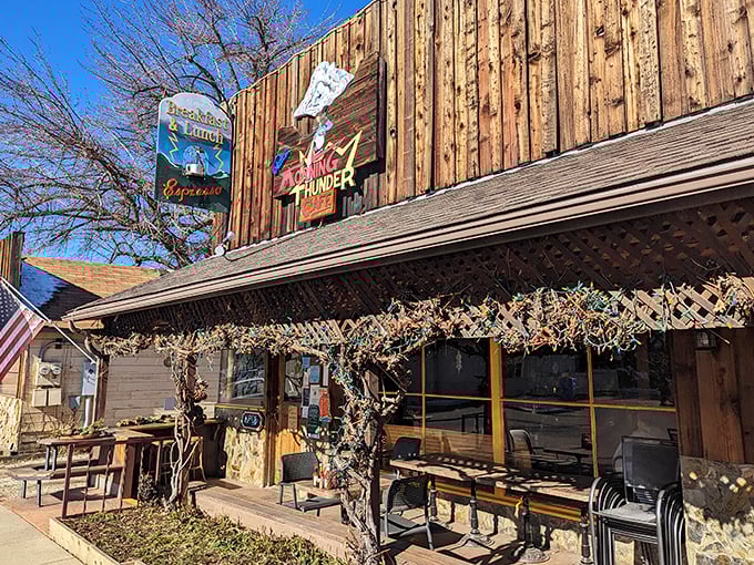 Morning Thunder Cafe isn't just a clever name&mdash;it's a promise delivered in the form of coffee strong enough to jumpstart your mountain adventures.