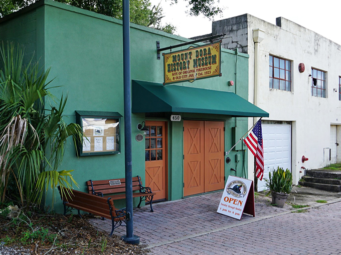 The Mount Dora History Museum's humble exterior belies the treasure trove of stories waiting inside, like finding unexpected filling in a modest pastry.