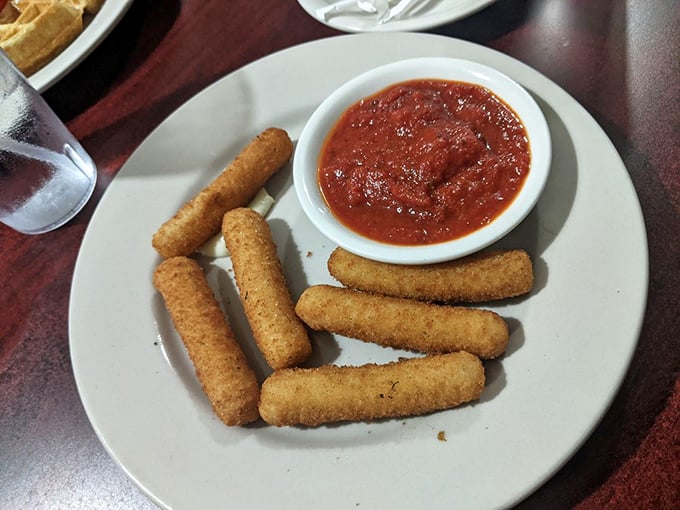 Crispy on the outside, molten cheese heaven on the inside—these mozzarella sticks prove Cranston Diner knows its way around lunch just as well as breakfast.