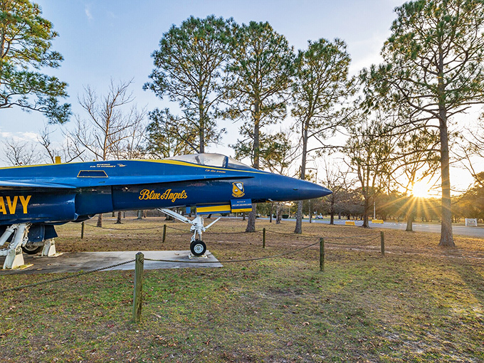 The Blue Angels' presence in Pensacola gives new meaning to "retirement with a view" &ndash; though locals advise against scheduling naps during practice sessions.