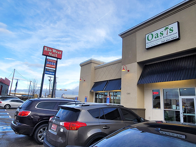 Oasis Mediterranean brings unexpected flavors to Route 66, proving that even cowboys appreciate a good hummus now and then.