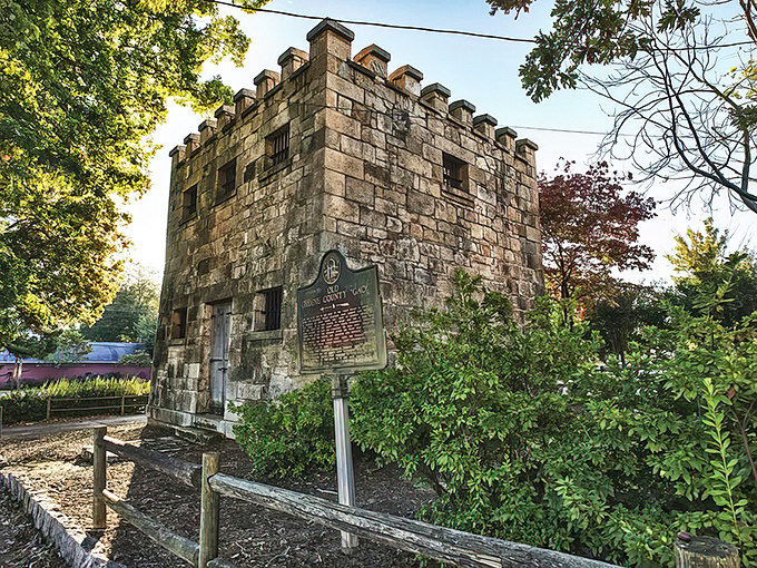 The Old Gaol (that's "jail" for us non-history buffs) stands as a stone reminder that timeout corners have gotten considerably more comfortable over the centuries.