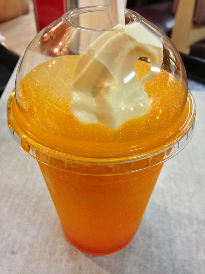 This orange cream slushee doesn't just quench thirst &ndash; it's summer vacation in a cup, complete with childhood memories and grown-up satisfaction.