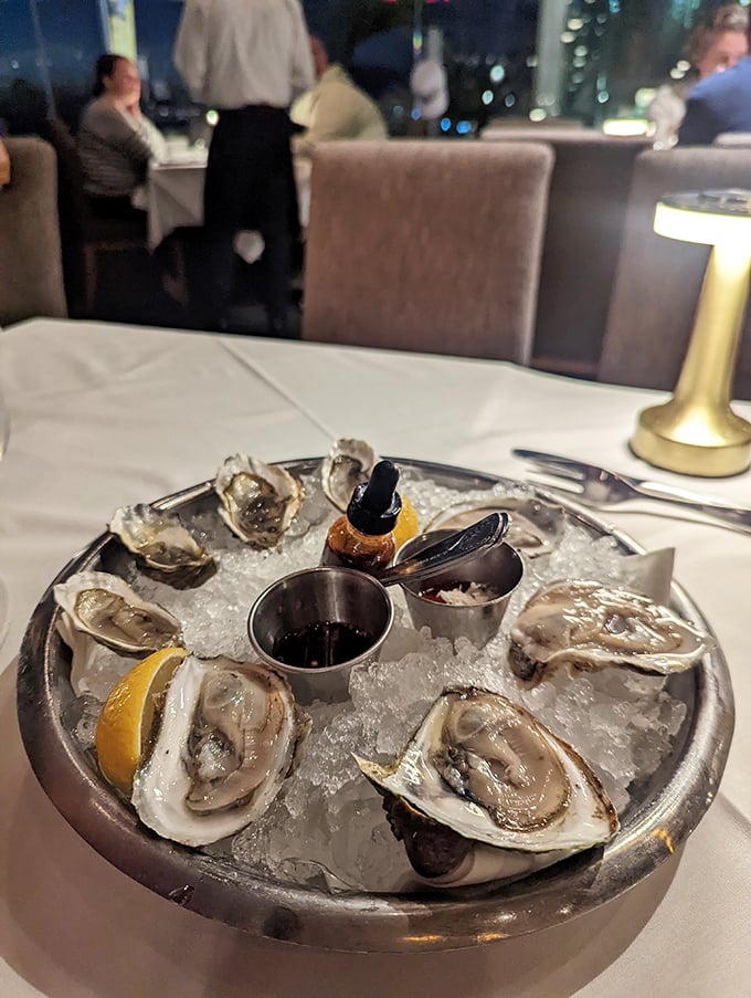 Oysters on ice&mdash;nature's perfect appetizer and the ocean's most elegant calling card, served with all the proper accoutrements.