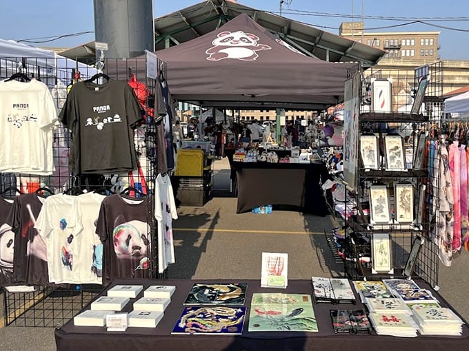 This panda-themed booth suggests that while Minnesota may lack bamboo forests, it certainly doesn't lack imagination or entrepreneurial spirit.
