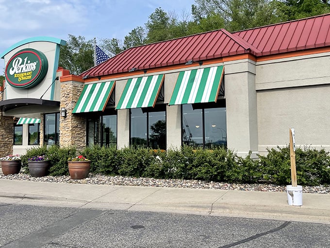 Even chain restaurants like Perkins feel more neighborly here, where your server probably remembers both your order and your grandkids' names.