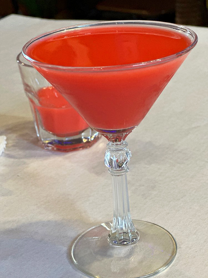 The Pink Squirrel cocktail&mdash;a retro delight that your grandparents probably sipped while discussing whether Elvis was really all that scandalous.
