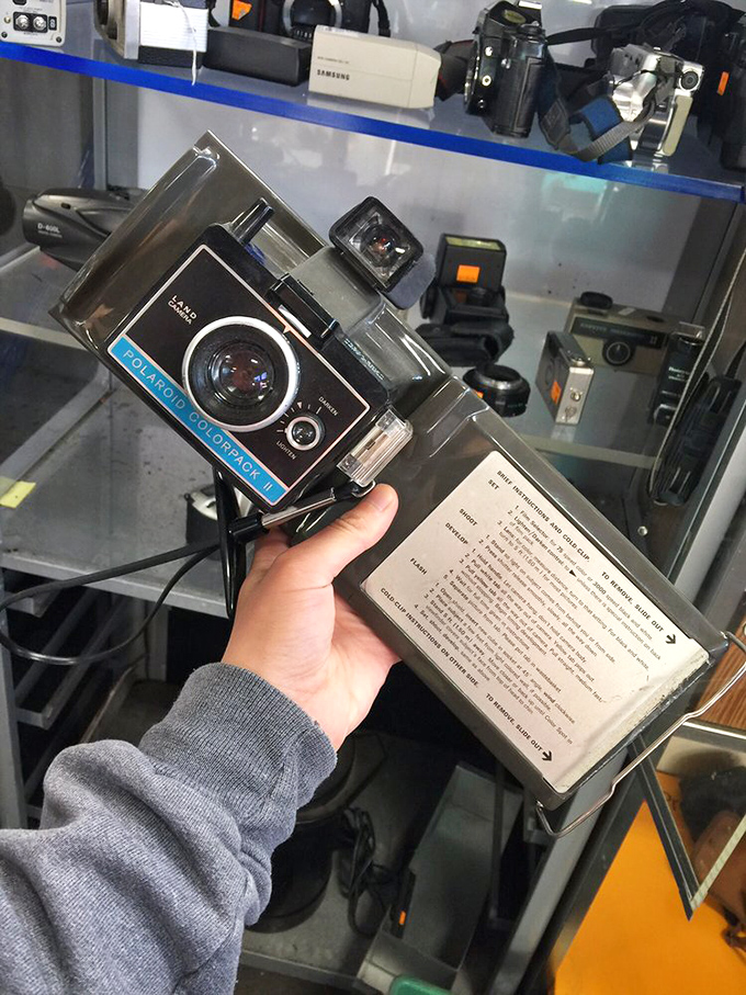 The Polaroid Colorpack II&mdash;when photography required patience and a good shake. This vintage camera still promises instant gratification, just slower than your iPhone.