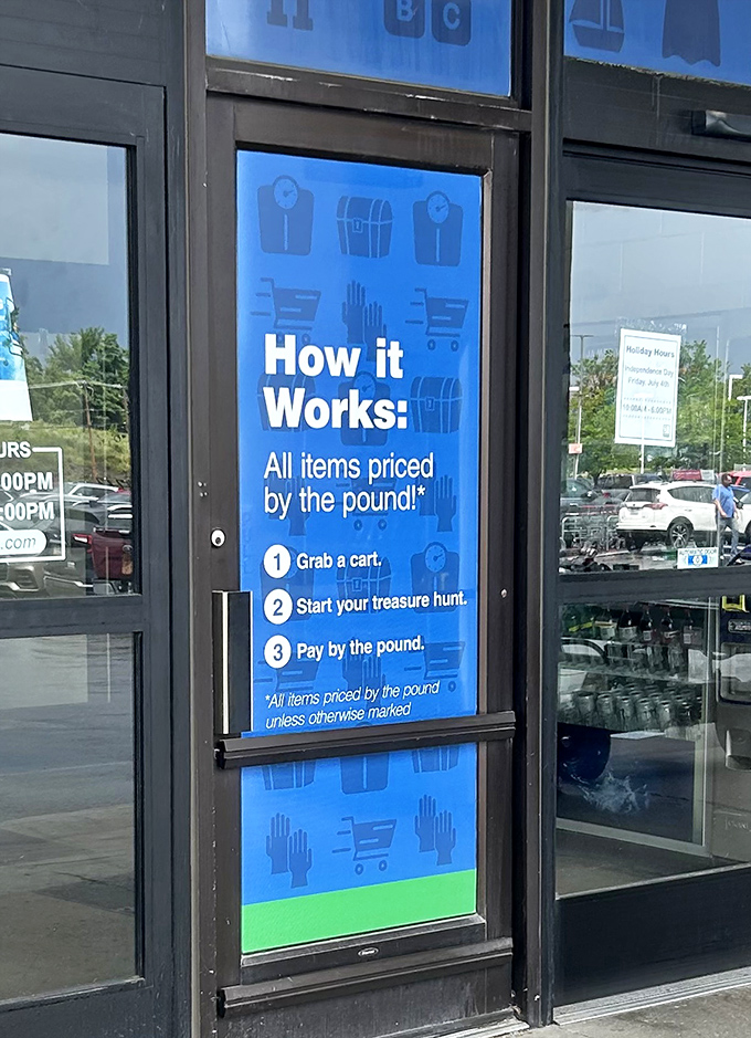 The rules of engagement: grab a cart, hunt for treasures, and pay by the pound&mdash;thrifting simplified to an art form.