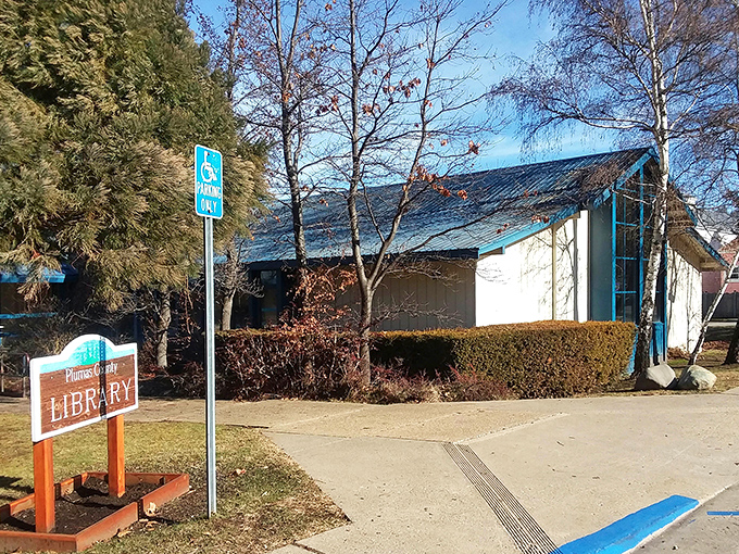 The library&mdash;where locals gather to borrow books and exchange news that hasn't been filtered through seventeen social media algorithms.