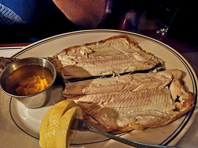 Rainbow trout so delicate and flaky, it practically melts at the mere suggestion of your fork.