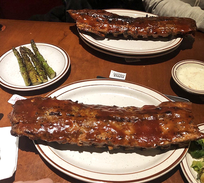 These ribs don't just fall off the bone&mdash;they practically leap into your mouth. Barbecue sauce that should be bottled and sold as cologne.