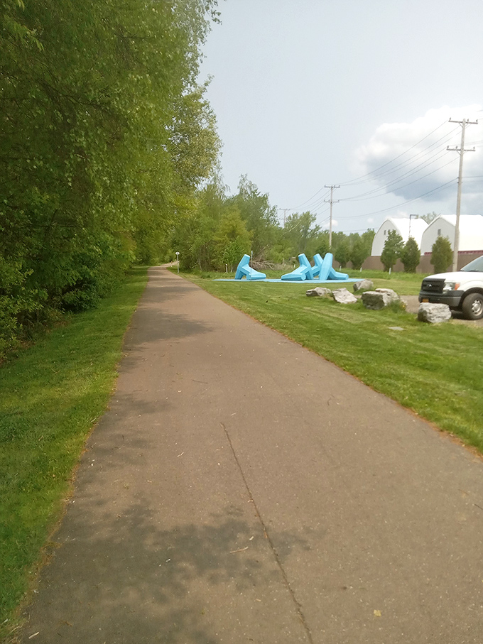 Bike paths that wind through scenery so pleasant you'll forget you're technically exercising right now.