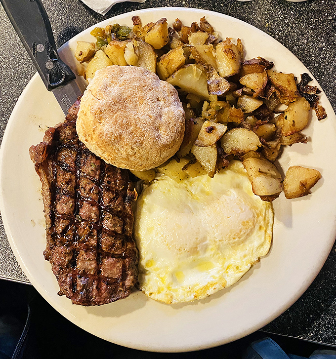 Shrimp and grits elevated to an art form. That creamy base cradling perfectly seasoned shrimp is the Southern hug your taste buds didn't know they needed.
