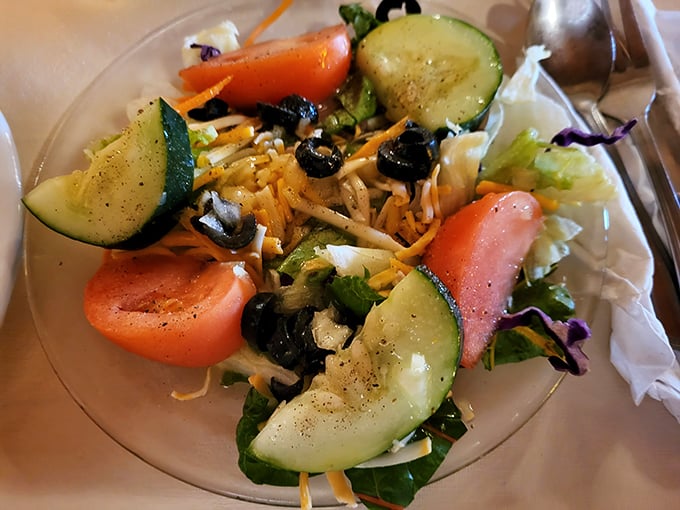 A salad that actually deserves respect&mdash;crisp, colorful, and thoughtfully composed. The vegetable opening act that doesn't get booed off stage.