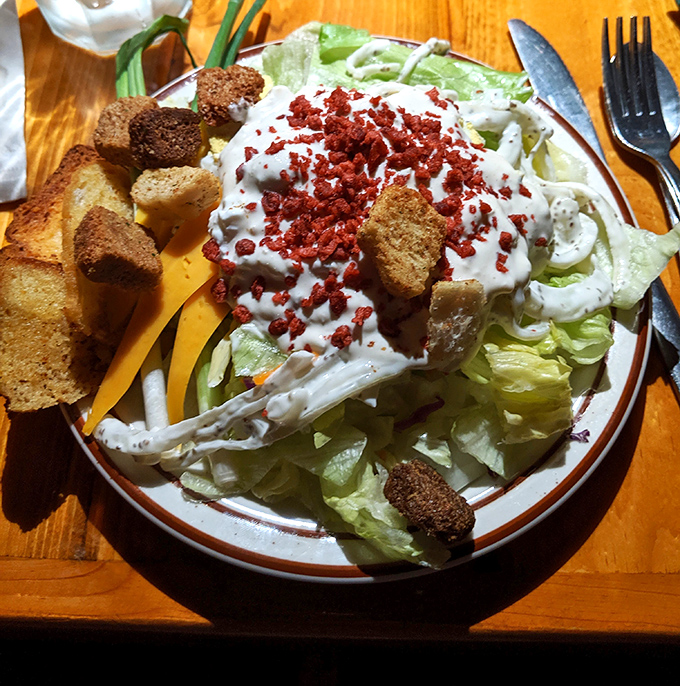 A salad that doesn't apologize for being a salad&mdash;it stands proud with bacon bits like confetti celebrating your good decision.