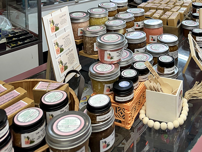 Homemade scrubs and bath products lined up like soldiers of self-care. Your bathroom is begging for these aromatic treasures.