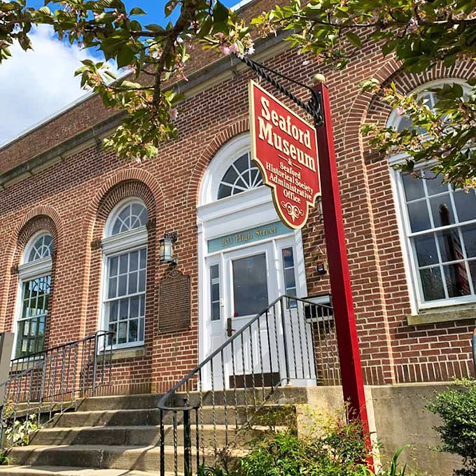 The Seaford Museum preserves local history in a beautifully maintained brick building. Where you'll discover the town's fascinating past without a single boring history teacher in sight.