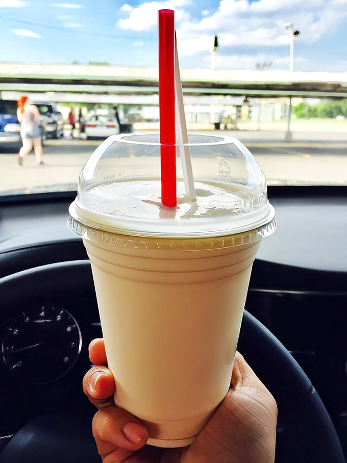 The milkshake that fights your straw like it has something to prove. Worth the arm workout and potential brain freeze.