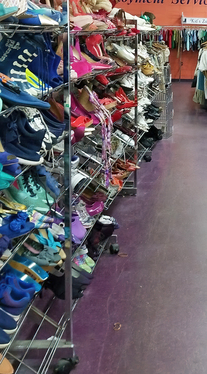 The shoe section offers a Cinderella moment for every budget &ndash; from barely-worn designer finds to practical everyday footwear.