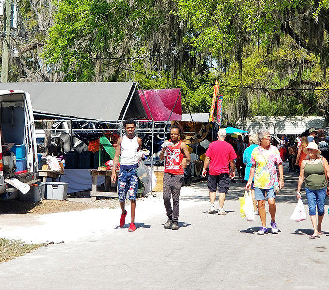 The diverse parade of treasure hunters. Everyone united by the universal quest for that perfect something they didn't know they were looking for.