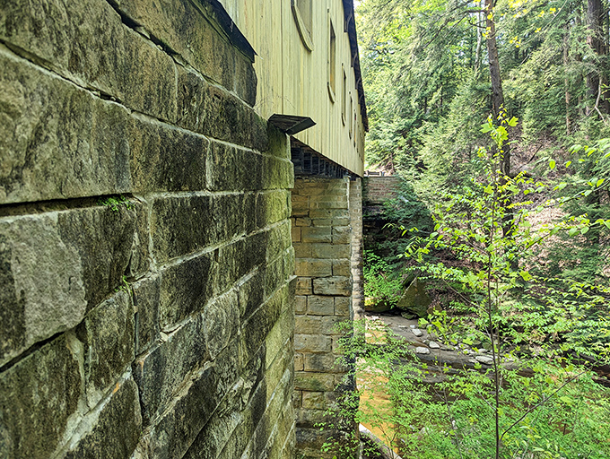 Those hand-laid stones have seen more Ohio weather than your great-grandparents and they're still showing up for work.