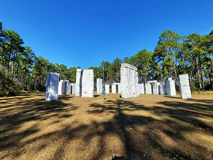 Alabama's answer to Stonehenge stands mysteriously in the clearing. Fewer druids, same amount of "how did they build this?" energy.