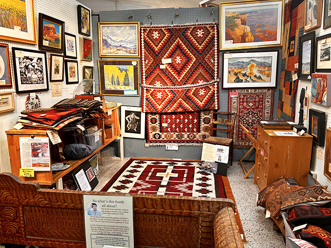 Southwestern textiles that capture centuries of tradition in vibrant threads. Those rugs aren't just decorative &ndash; they're historical documents.