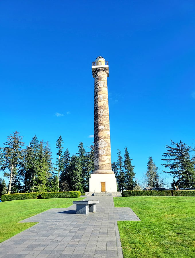 The Astoria Column: 125 feet of historical storytelling that rewards your stair-climbing efforts with views that'll make your Instagram followers weep.