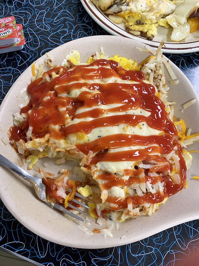 Breakfast skillets: where eggs, hash browns, and various morning delights gather for a party that your fork is definitely invited to.