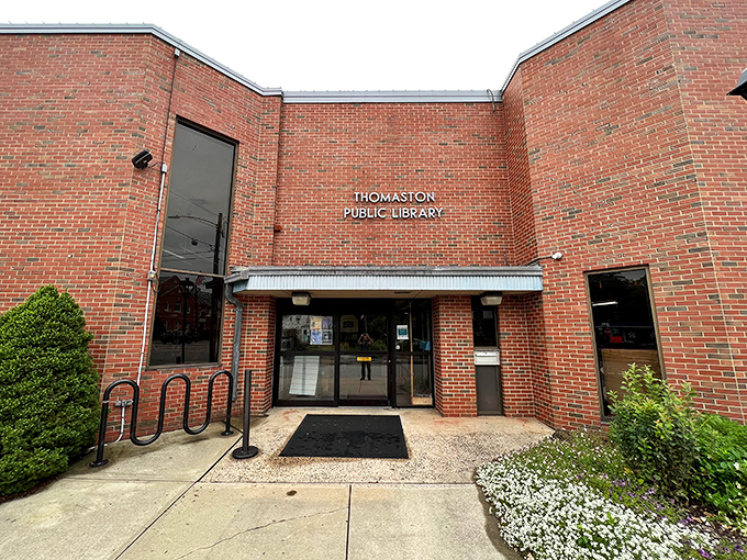 Thomaston Public Library &ndash; where knowledge remains free, unlike those audiobook subscriptions that mysteriously renew themselves against your will.