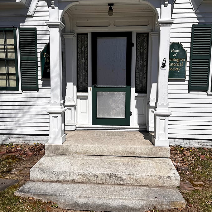 The Farmington Historical Society preserves stories as carefully as the building itself, reminding us that history isn't just in textbooks.