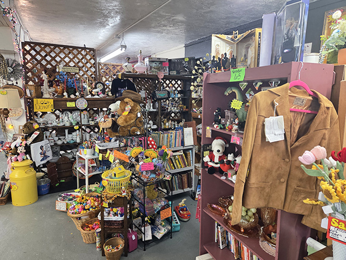 A treasure hunter's paradise where suede jackets hang beside vintage Snoopy dolls. Your inner child and your outer hipster can shop simultaneously.