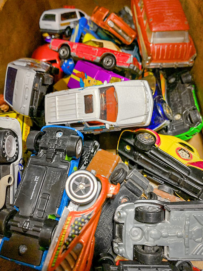 A treasure chest of tiny cars that survived decades of playtime. Matchbox collectors, try not to hyperventilate.