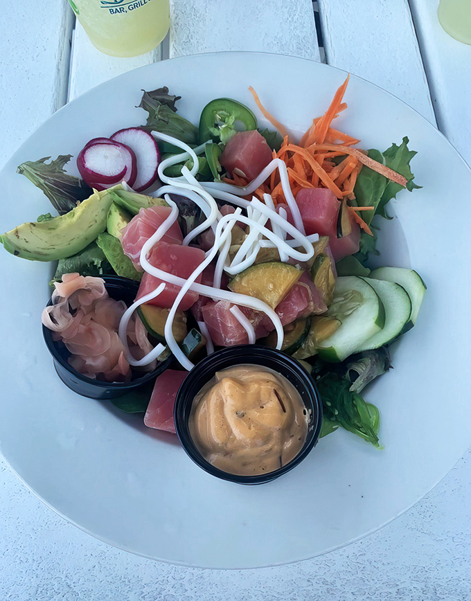 This tuna poke bowl isn't just beautiful&mdash;it's a masterclass in texture and flavor. The avocado brings creamy richness while pickled ginger adds that perfect counterpoint.