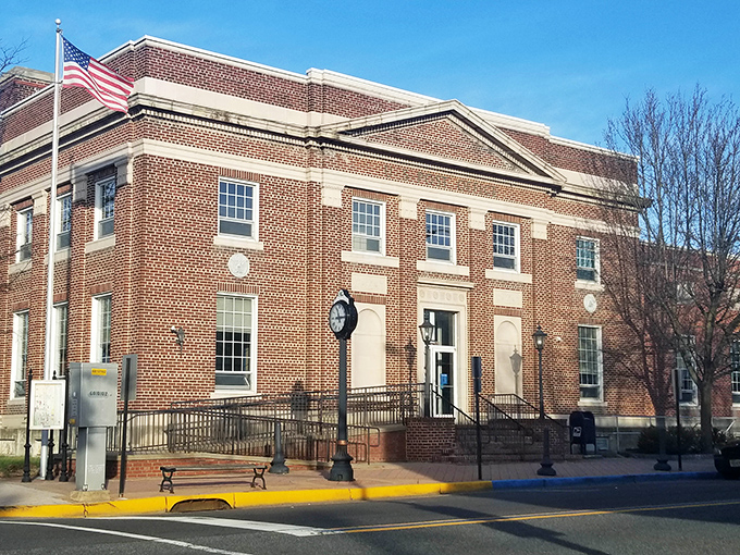 This handsome brick building serves as more than just a post office&mdash;it's a community cornerstone where Millville stories get their stamps of approval.