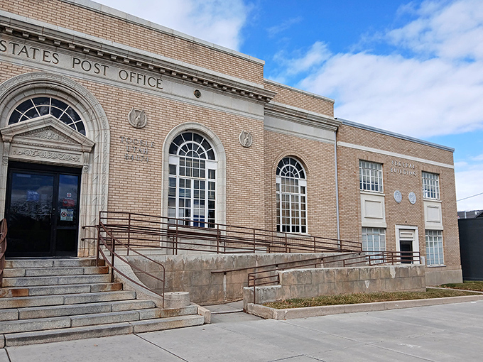 This classic post office building has probably witnessed more town gossip and friendly encounters than any other structure in Tooele.