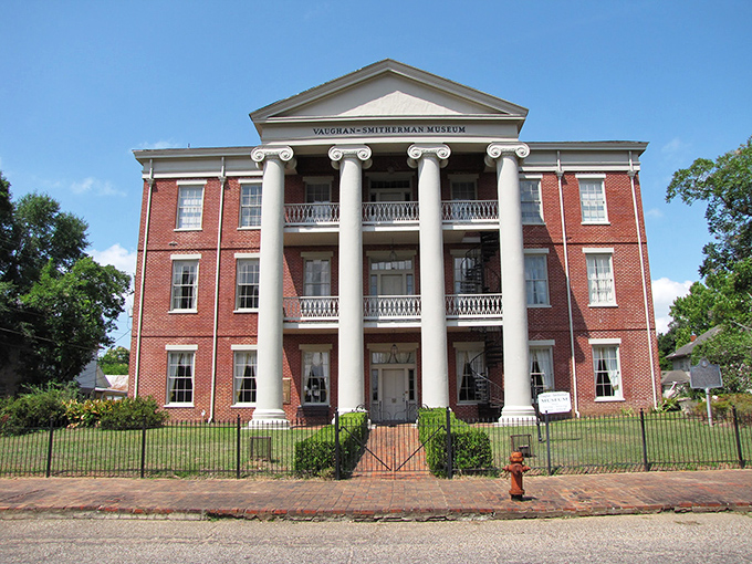 The Vaughan-Smitherman Museum's imposing columns aren't just showing off&mdash;they're practically winking at you to come discover their secrets.