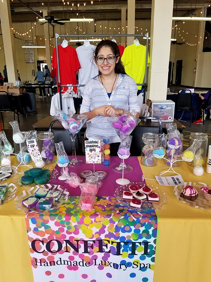 At Confetti Handmade Luxury Spa, bath bombs and soaps transform everyday routines into sensory celebrations &ndash; proof that farmers markets aren't just for eating!