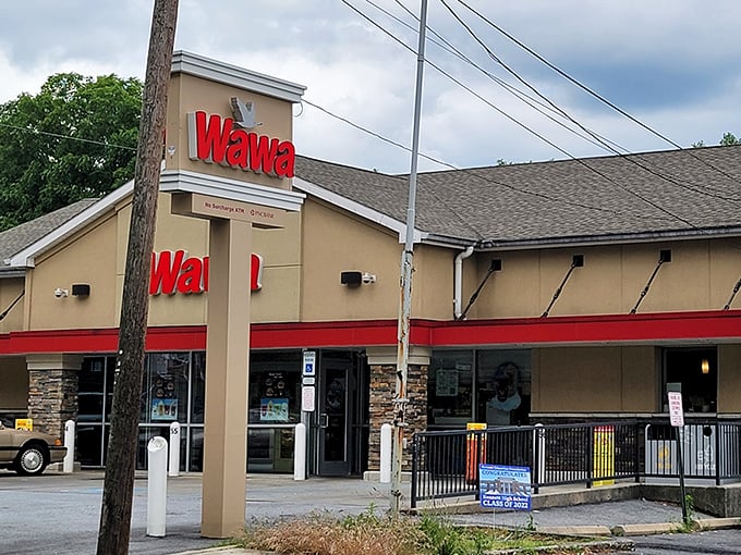 Even Wawa gets the charming small-town treatment here. It's like the convenience store equivalent of putting on a bowtie for dinner.
