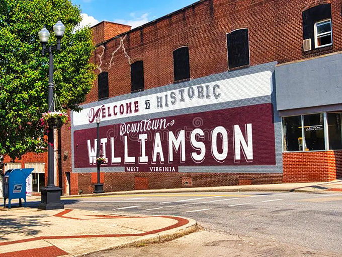 Nothing says "authentic small town" quite like a hand-painted welcome sign that probably hasn't changed since your parents' road trip days.