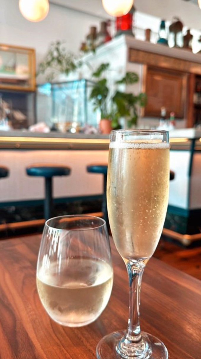 Nothing complements seafood quite like bubbles and crisp white wine&mdash;liquid sunshine in glasses that practically demand a toast to good decisions.