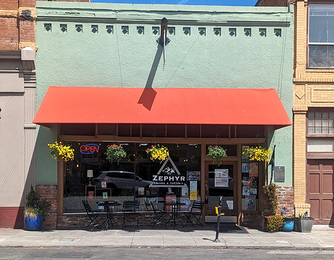 Zephyr Books & Coffee serves up literary escapes and caffeine fixes in a storefront that wouldn't look out of place in a Hallmark movie.