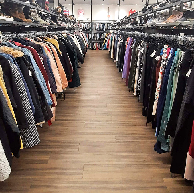 The kind of aisle that makes you want to walk slowly, savoring every possibility like a kid in a candy store.