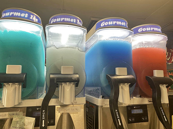 These frozen concoctions aren't just beverages&mdash;they're liquid desserts in carnival colors, promising brain freeze and happiness in equal measure.