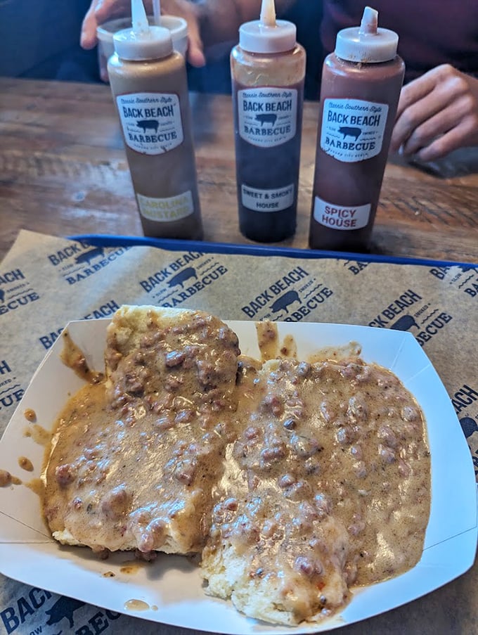 Three sauces, infinite possibilities. From Carolina-style tang to sweet-and-smoky depth, these squeeze bottles contain liquid gold for barbecue aficionados.