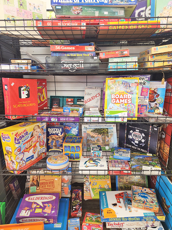 Board game bonanza that screams "family night"! From Scattergories to Balderdash, these boxes hold more memories than just cardboard and plastic pieces.