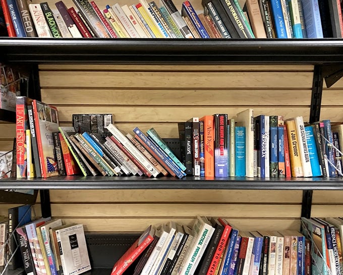 A literary wonderland where bestsellers mingle with forgotten classics, all at pocket change prices.