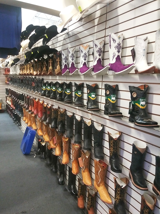 Boot heaven for cowboys, cowgirls, and city slickers looking to add some Western swagger to their step.