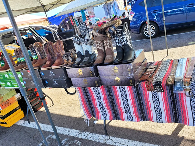 These boots weren't made just for walking&mdash;they're conversation starters with intricate designs that tell tales of the Southwest's enduring style.